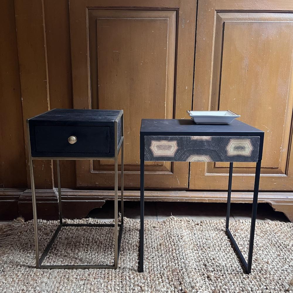 Comodino in ferro e legno Turtle | Le Muse di Francesca